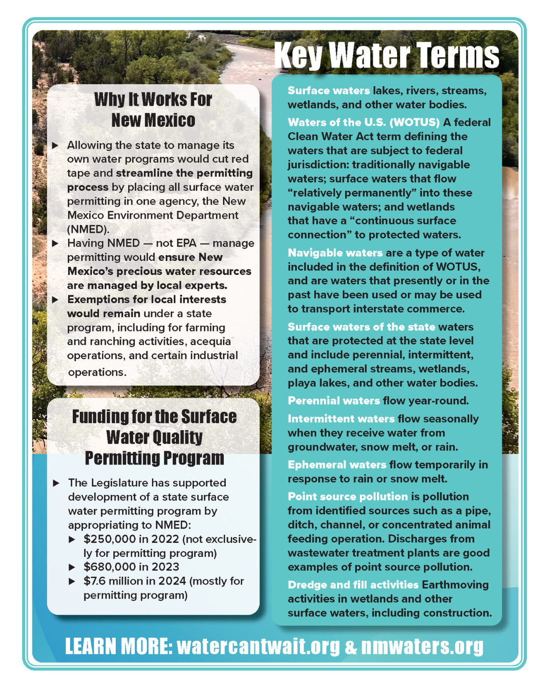 Guide to Clean Water in New Mexico - Water Can't Wait